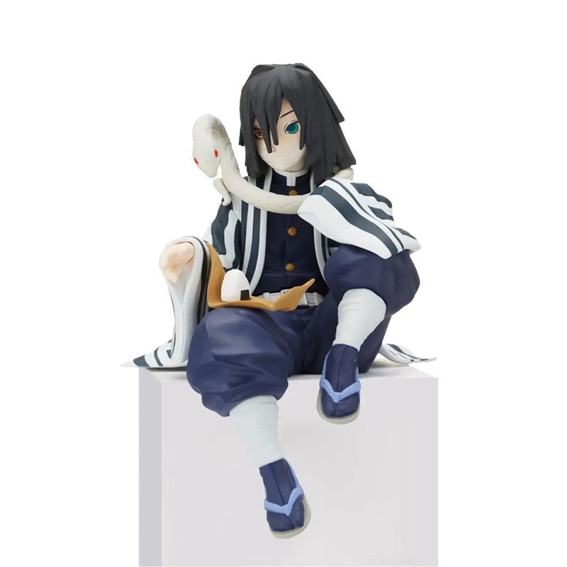Demon Slayer Anime Figure Sitting position eat rice PVC Figure Model ...