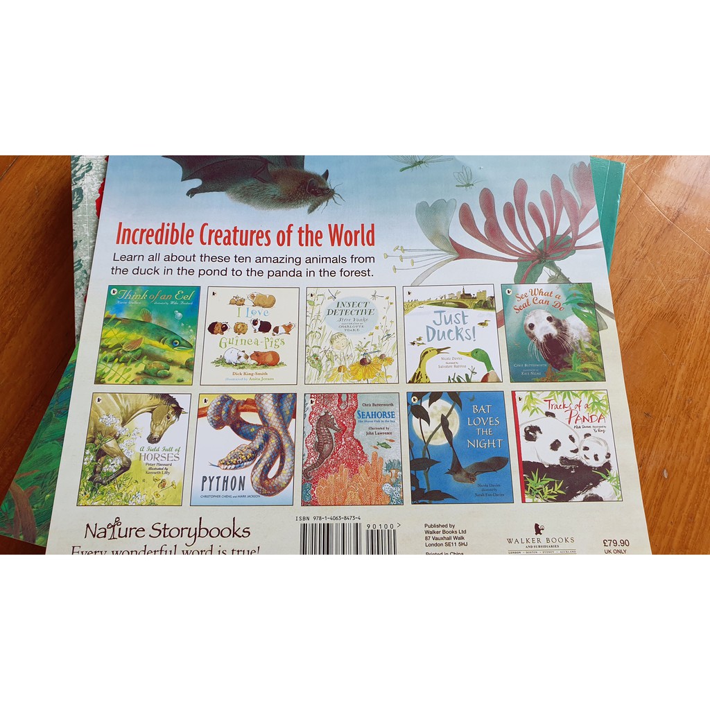 Story Book Set Non-Fiction Children English Nature stories: Incredible ...