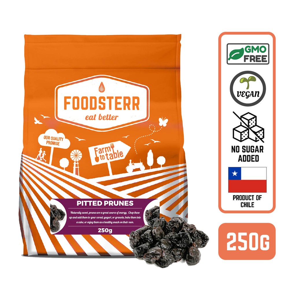 [Bundle of 2] Foodster Pitted Prunes 250g | Shopee Singapore