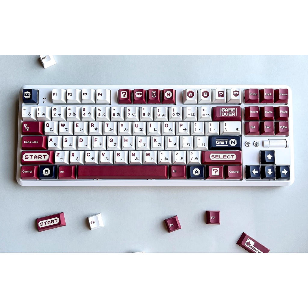 [Preorder] 135 key Famicom Nintendo Keycap cherry profile retro game ...