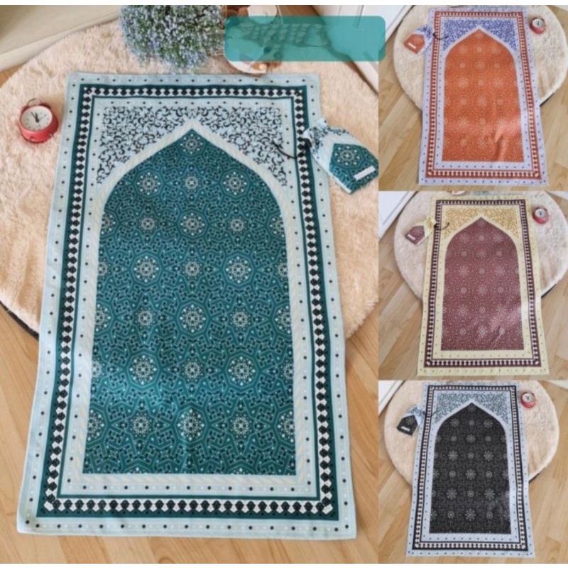 Travel pouch prayer mat jumbo travel prayer mat turkey sejadah makkah ...