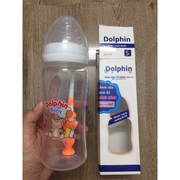 Dolphin wide neck milk bottle 200ml - 300ml (FREE super soft nipple ...