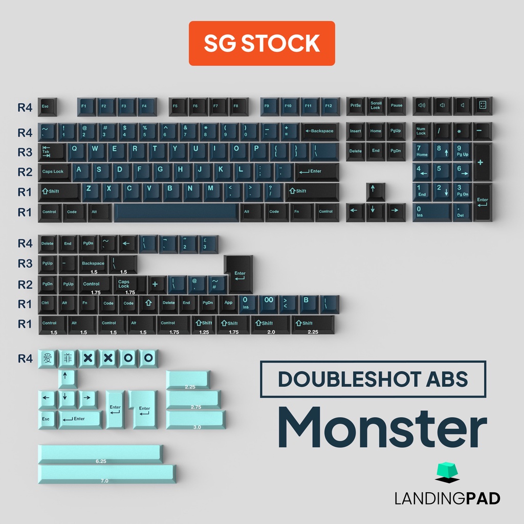 [ SG INSTOCK] Doubleshot ABS Keycaps for Mechanical Keyboard Style Your ...
