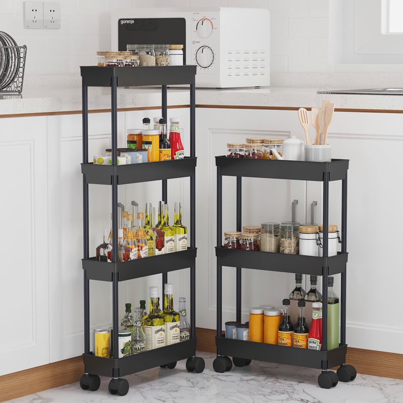 YSSH Kitchen Racks Shelf Multi-Layer Trolley Storage Rack Vegetable ...