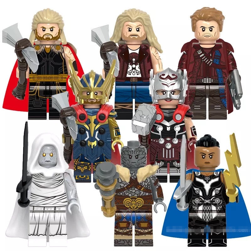 Thor 4 Love and Thunder Super Hero Building Blocks Minifigures X0339 ...