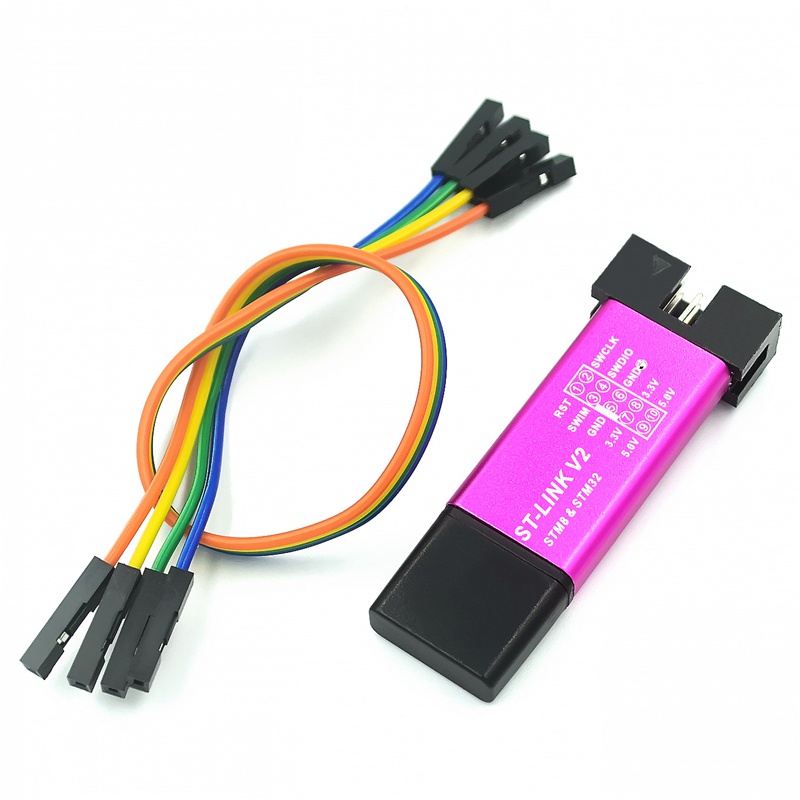 ST Link V2 Mini STM8 STM32 Programming DuPont Cable (Random Color ...
