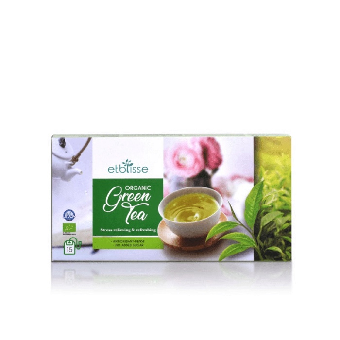 Etblisse Organic Green Tea 有机绿茶 (2g x 15’s) | Shopee Singapore