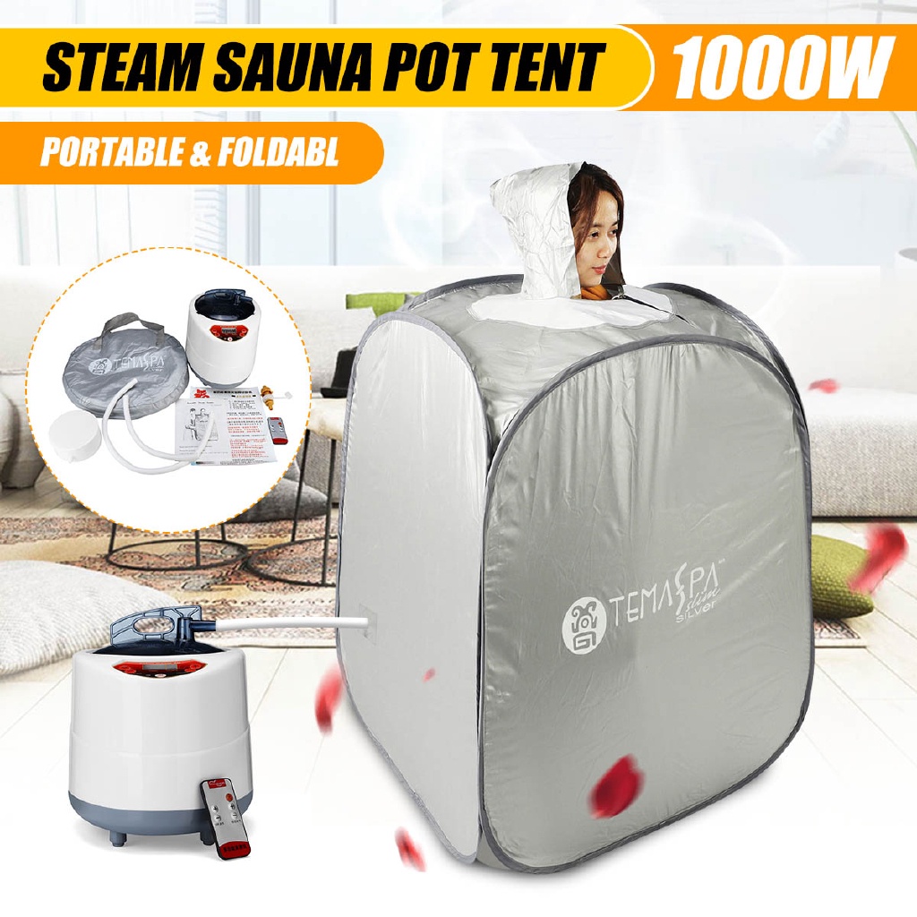 2L 220V 1000W Foldable Portable Steam Sauna Room Tent Loss Weight ...