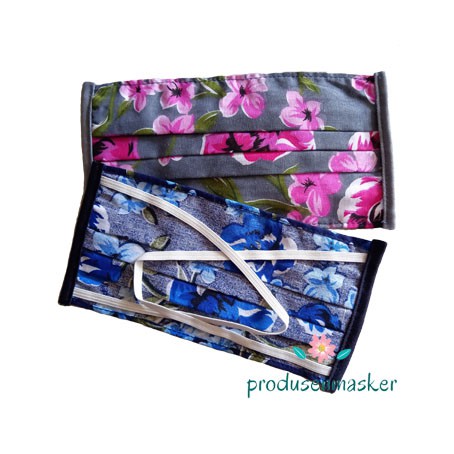 HEADLOOP / CROSS HIJAB RUBBER MASK (FLOWER MOTIF) | Shopee Singapore