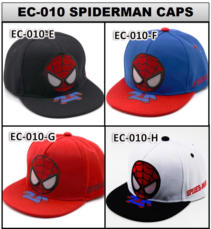 [SG READY STOCK] Children Cartoon Kids Spiderman Cap Embroidered Caps ...