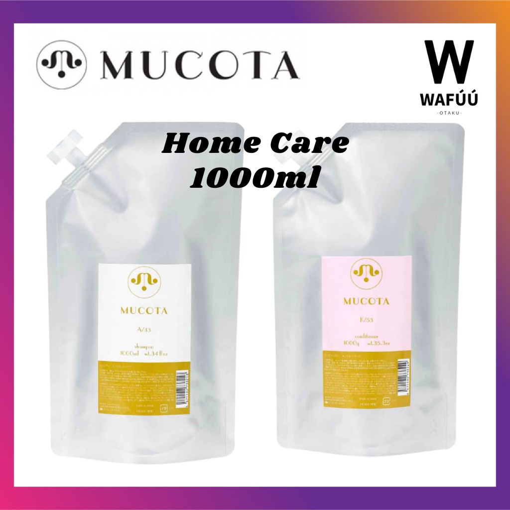 MUCOTA Homecare Shampoo conditioner A33 K53 1000ml refill pack / Shampoo /Treatment | Shopee ...