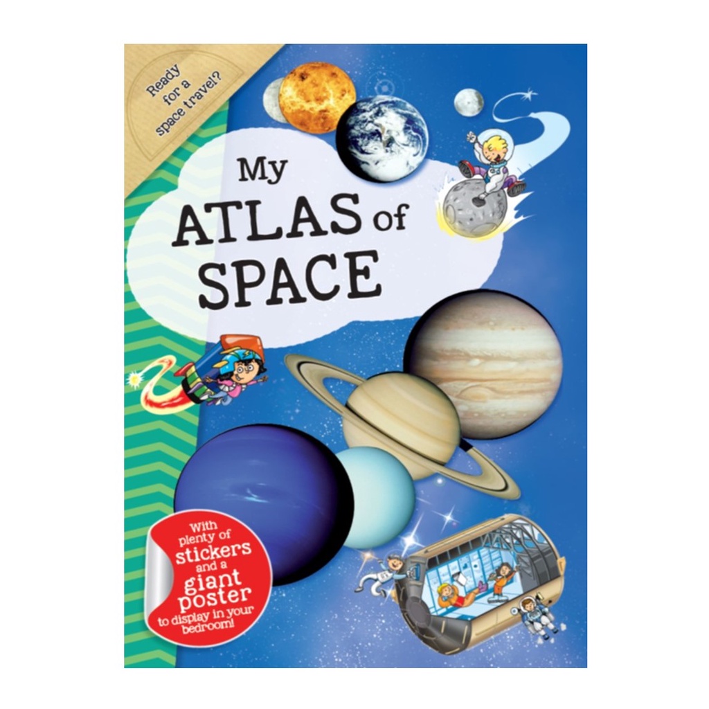 My Atlas of Space Activity Book with Stickers & Poster For Kids To ...