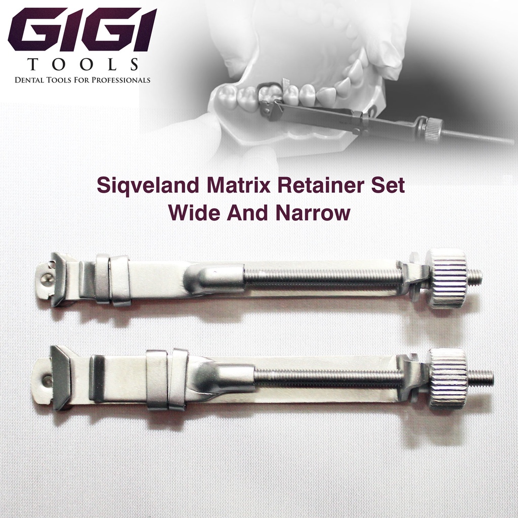 Gigi Tools Dental Siqveland Matrix Retainers Set Narrow and Wide ...