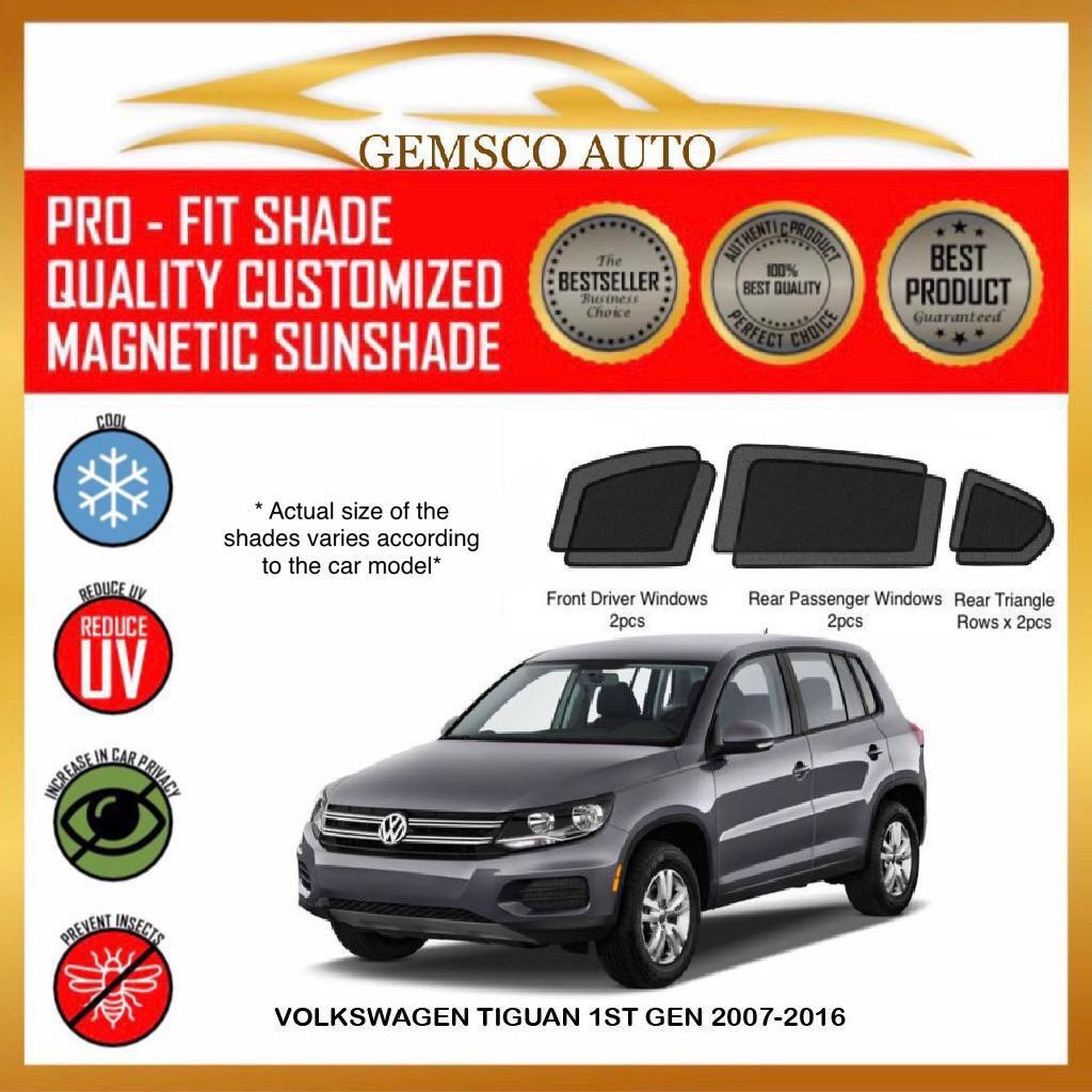 Volkswagen Tiguan 1st Gen 2007 - 2016 (6 / 7pcs) Car Magnetic Sunshade ...