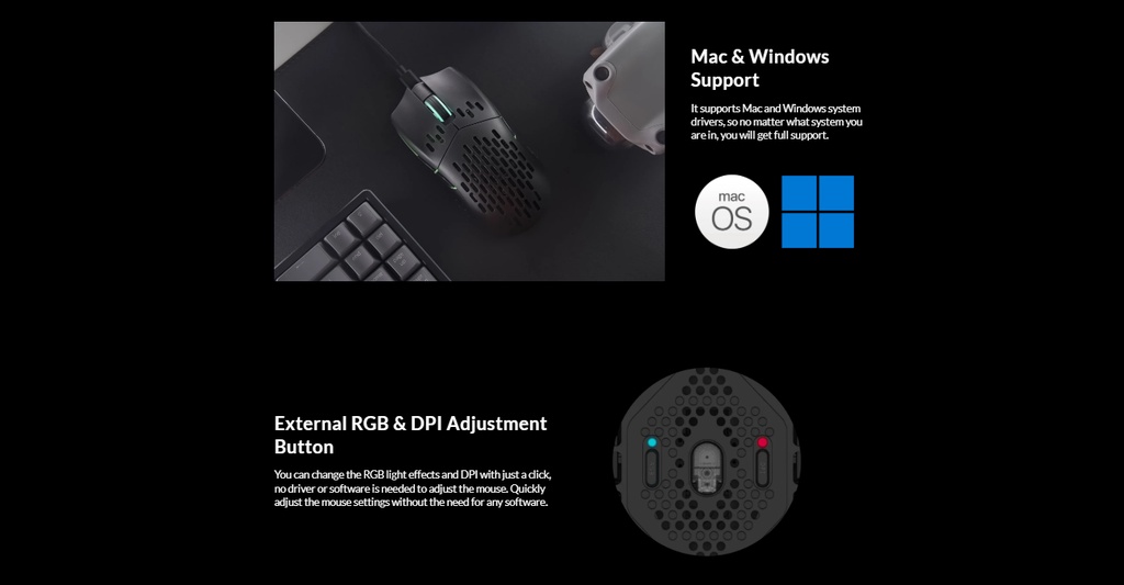 KEYCHRON M1 Wired Ultra-Light Optical Mouse in 2 Color Options | Shopee ...