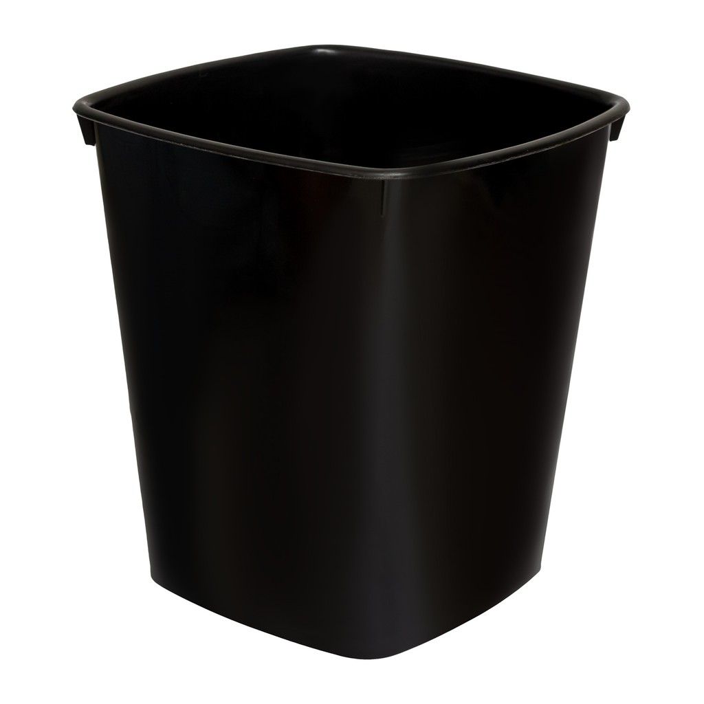 Bantex Waste Paper Basket Black 9820 10 | Shopee Singapore