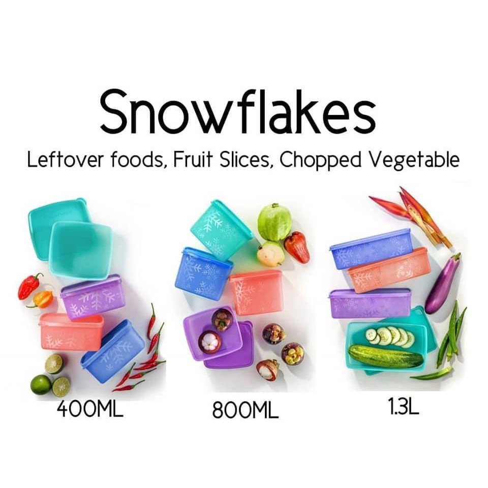 Tupperware Snowflake (400ml / 800ml / 1.3L) | Shopee Singapore