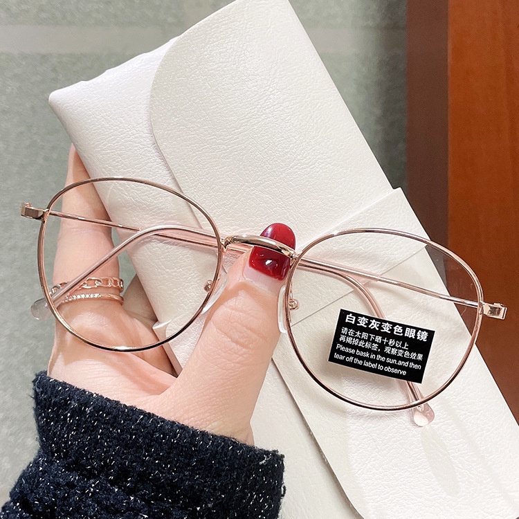 Photochromic Anti Radiation Glasses For Women/Men Replaceable Lens ...