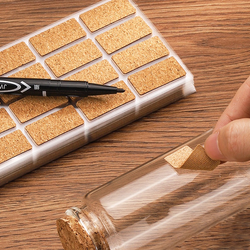 6 Sheets Creative Classification Cork Label Stickers Student Tearable ...