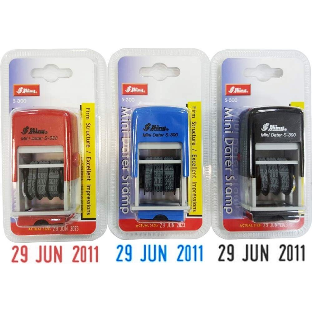 Shiny Self Inking Date Stamp Shiny-300 & Ink Pad Replacement | Shopee ...