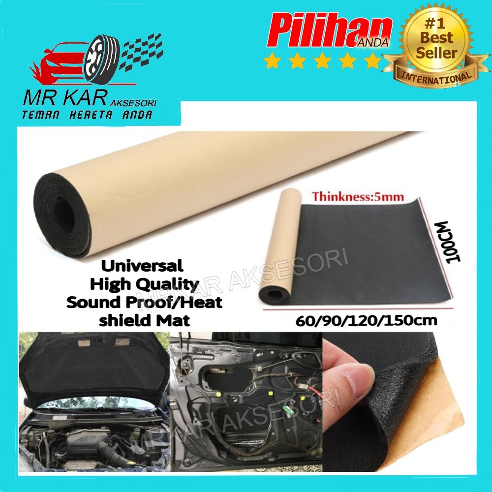 Car Sound Deadening 5mm thick High Quality Deadening Bonnet Sound Proof ...