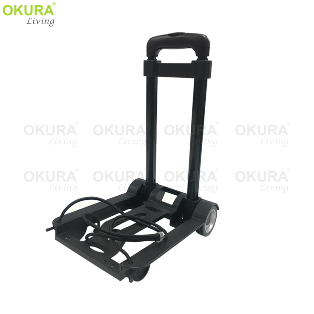 OKURA Multipurpose Foldable Aluminum Hand Truck With 2 Wheel Portable ...