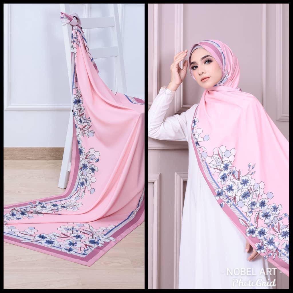 Shawl premium printed design Bunga Raya Ala Ariani meletopp | Shopee ...