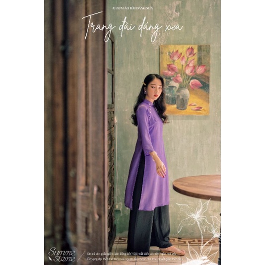 Straight ao dai_big size | Shopee Singapore