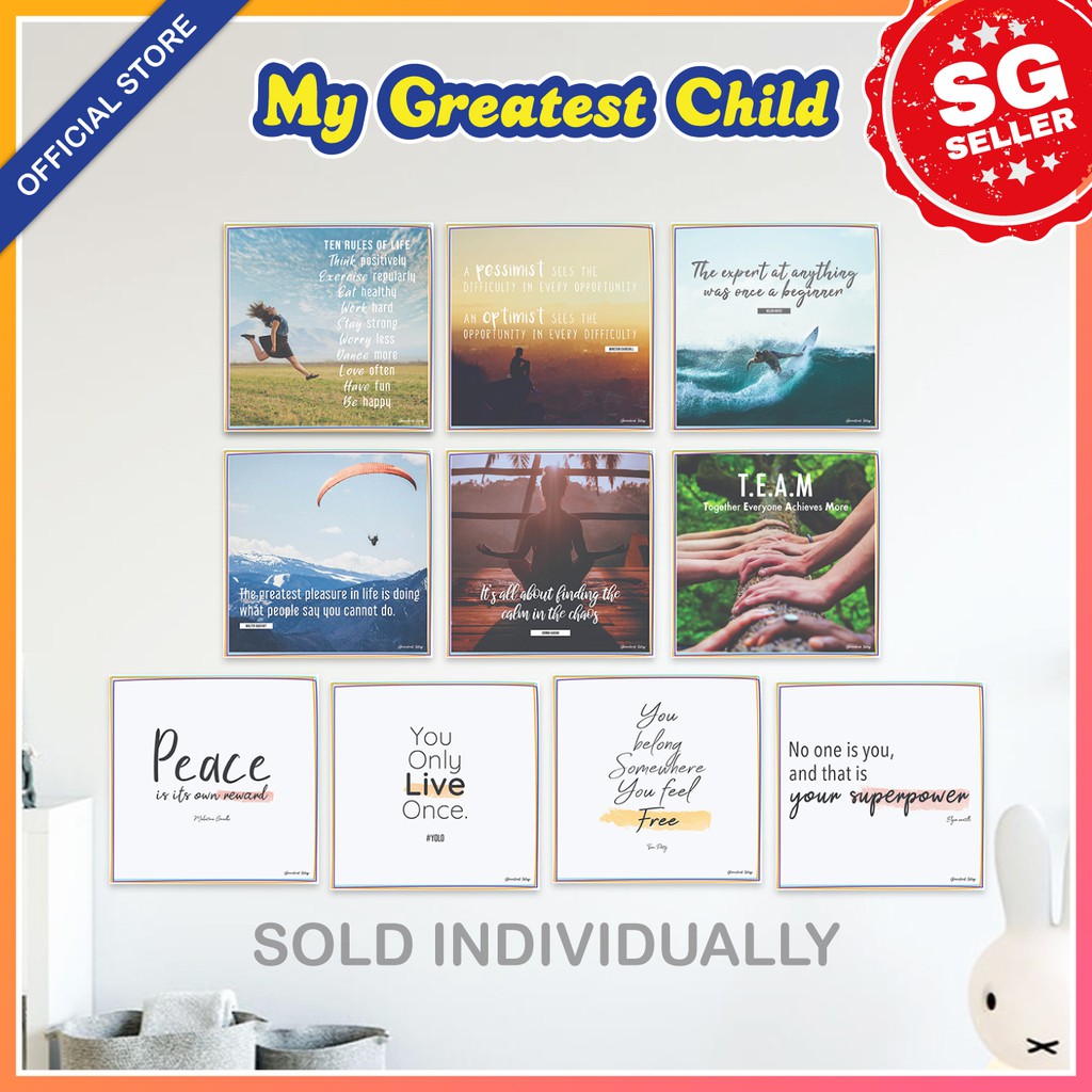 [Ready Stock] Greatest Step Boring Walls Series #2 - Motivational ...