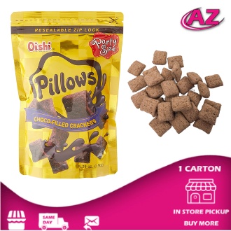 Oishi Pillows Choco-Filled Crackers Party Size 100 g - Choose Your ...
