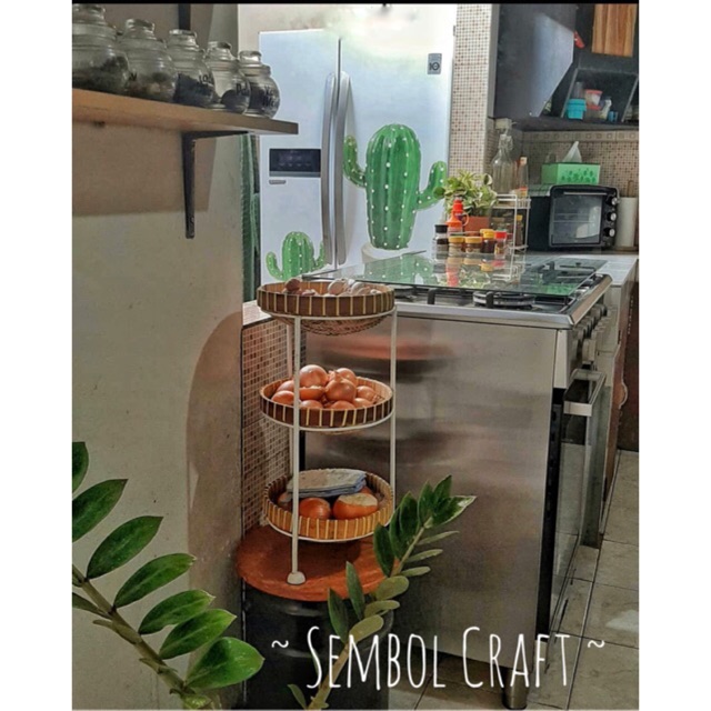 3 LAYER ONION RACK WITHOUT LID | Shopee Singapore