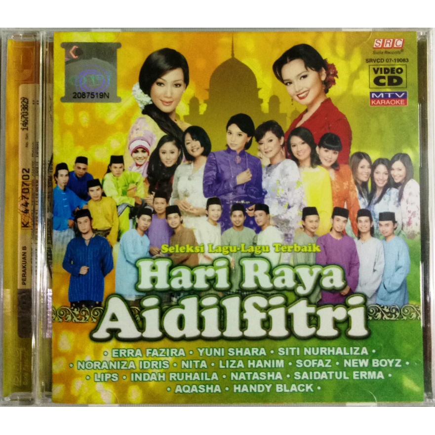 UNGU Hari Raya Aidilfitri Best Song Selection VCD MTV Karaoke Erra Fazira Purple | Shopee Singapore