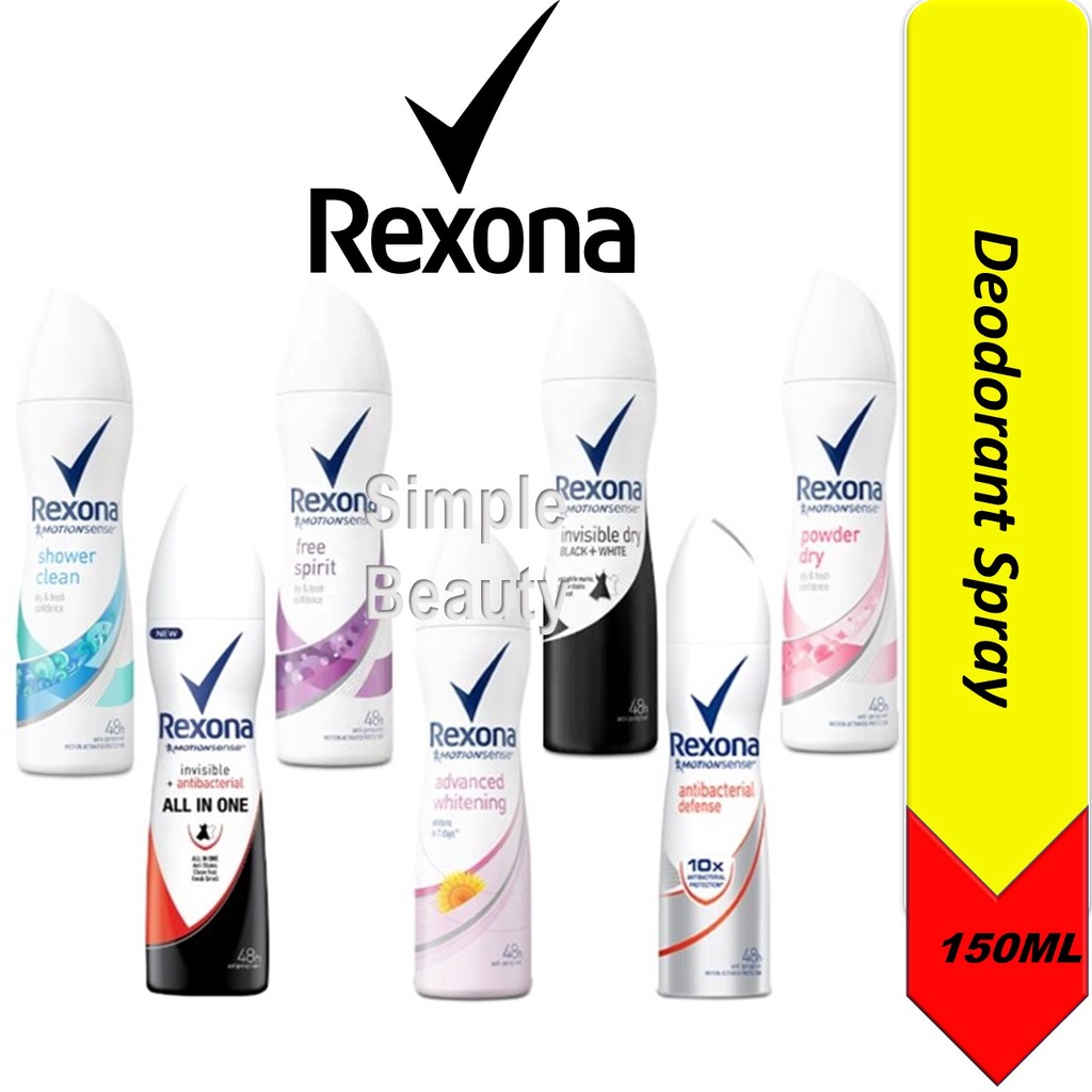 Rexona Deodorant Spray, 200ml | Shopee Singapore
