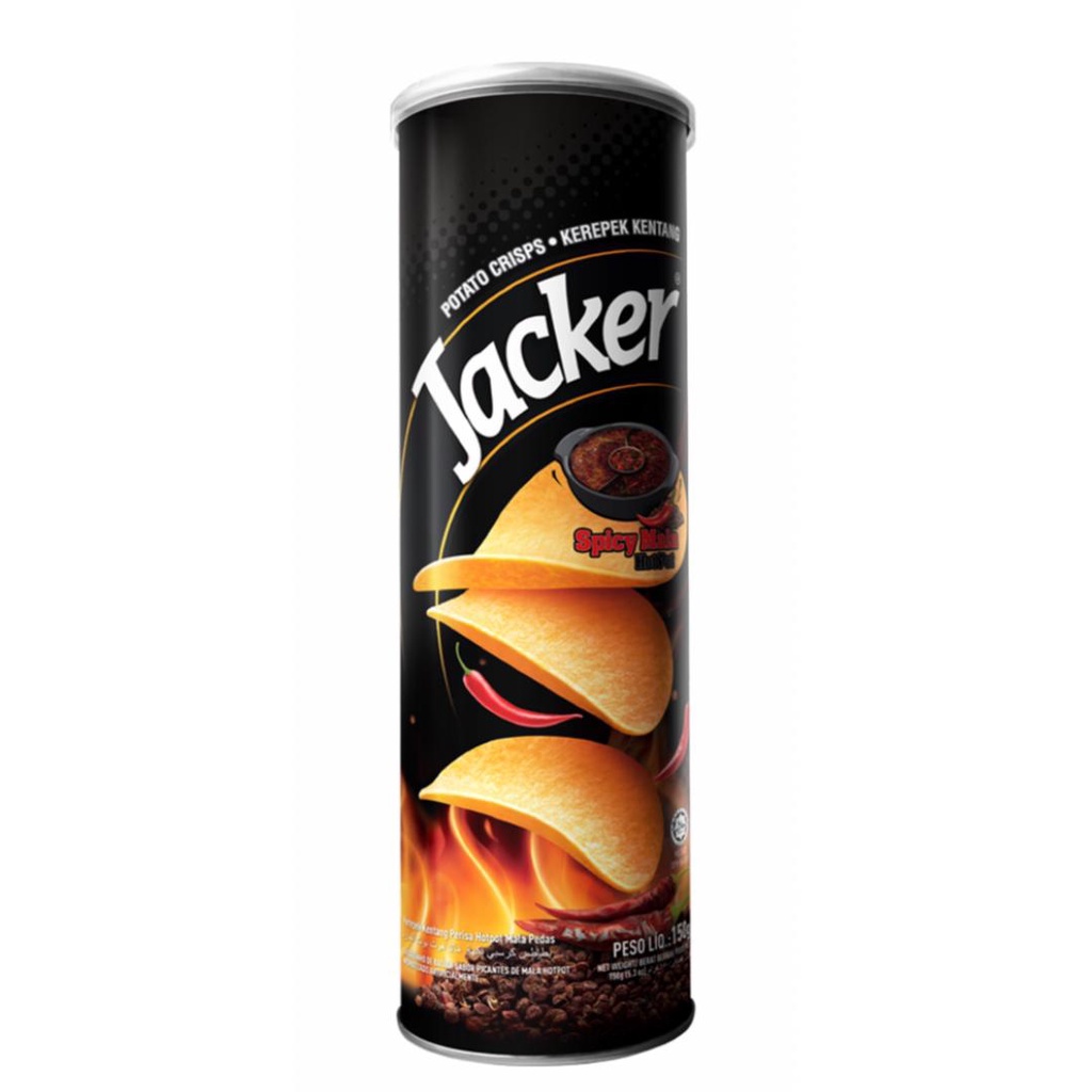 Jacker Potato Crisps 150g Mala Hotpot Flavor | Shopee Singapore