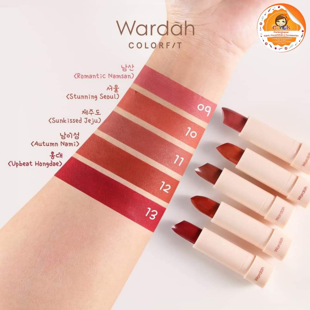 WARDAH COLORFIT ULTRALIGHT MATTE LIPSTICK (KOREAN LIPSTICK) | Shopee ...
