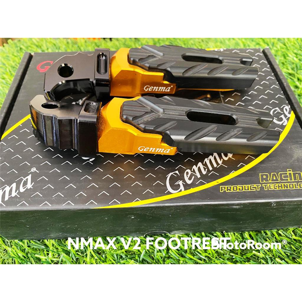 GENMA FOOTREST FOR AEROX V2 AND NMAX V2 | Shopee Singapore