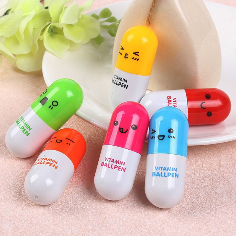Vitamin Ball Pen Capsule Ball Pen Pill Ball Pen Cute Pen For Doorgift ...