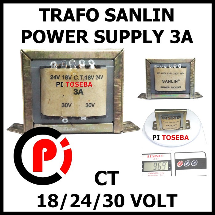 Sanlin Transformer 3A CT 30V Transformer Power Supply Step Down 30 Volt ...