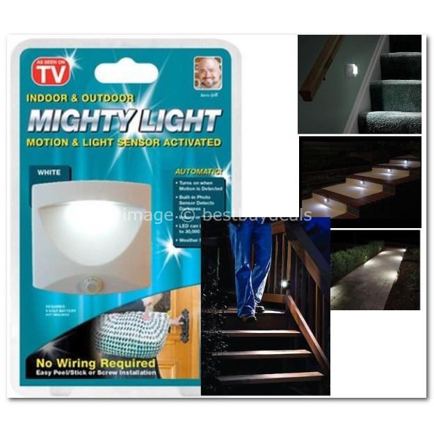 Mighty Motion LED Sensor Stairs Staircase Floor Light Lighting Lamp for ...