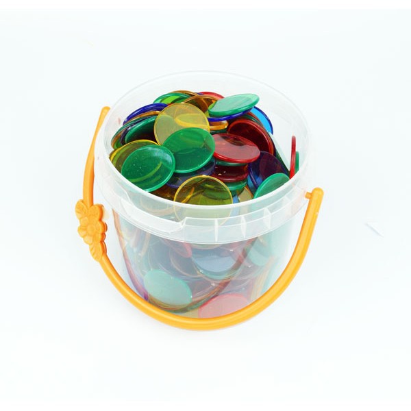 Learning Store Transparent Counters, Set of 250 - Maths Manipulative ...