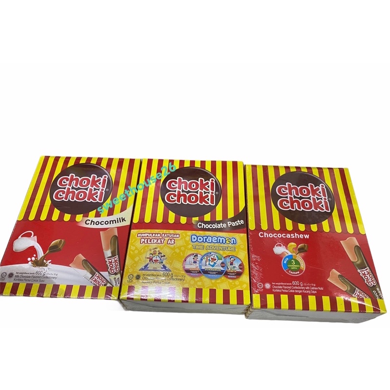 Choki Choki Coklat Chocolate Stick 60 sticks Halal | Shopee Singapore
