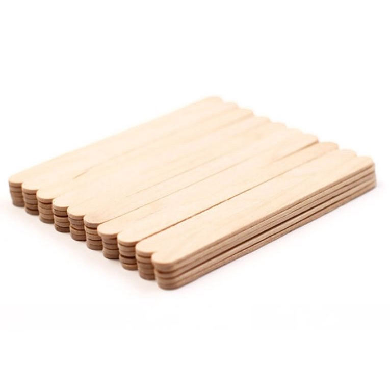 200 Pcs Long Wooden Ice Cream Popsicle Sticks 150 x 10mm | Shopee Singapore