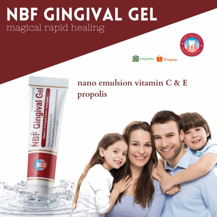 Nbf GINGIVAL GEL 5 gr // GEL GUSI // GINGIVAL GEL // DENTAL GEL ...