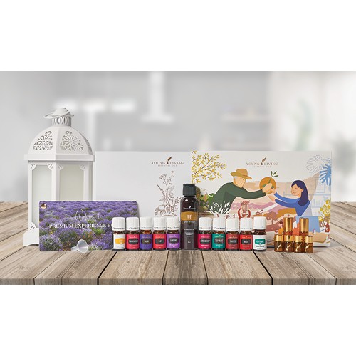 Young Living Premium Experience Bundle with Lantern Diffuser (Starter ...