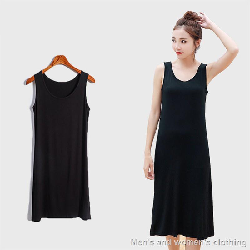 White Dress Women Subuteay Women's Full Slip Under Dresses V-Neck Slips ...
