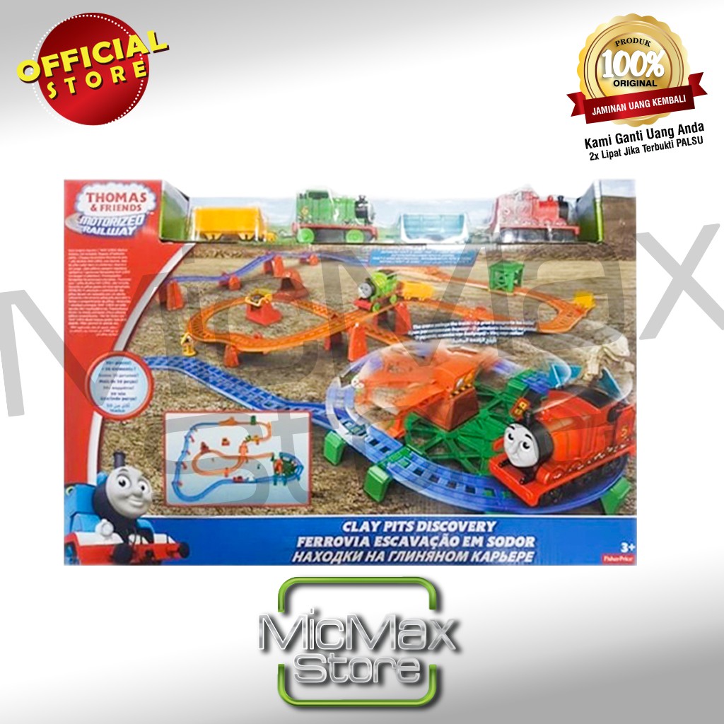 Thomas And Friends Motorized Railway Clay Pits Discovery Original Toys ...