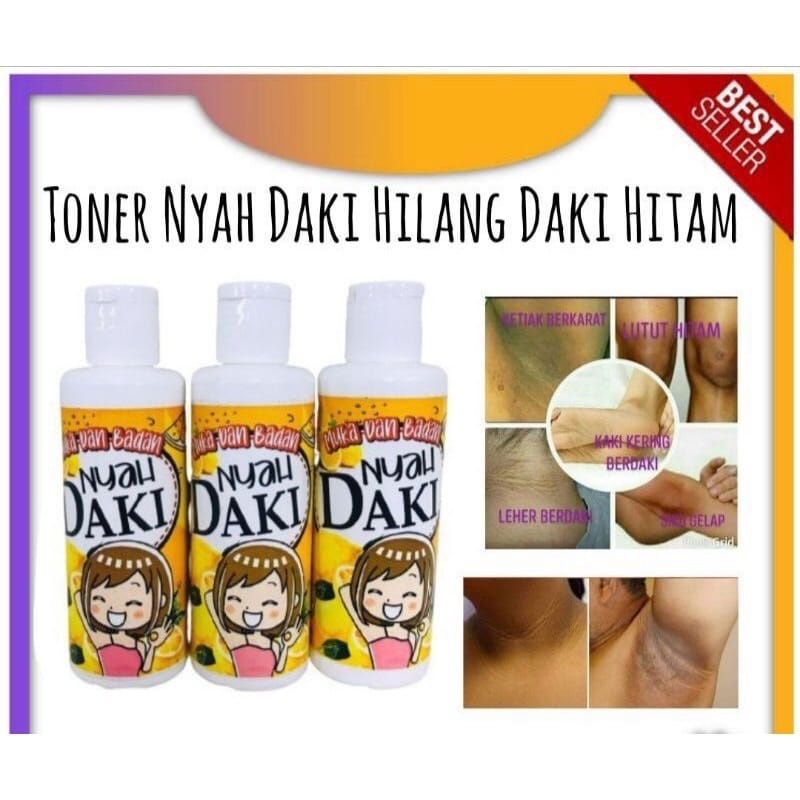 FAST RESULTS! Nyah Daki Face And Body Underarm Whitening Toner (For ...