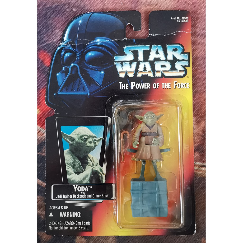 STAR WARS KENNER THE POWER OF THE FORCE YODA JEDI TRAINER BACKPACK AND ...