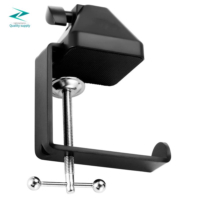 Heavy-Duty Table Mount Clamp, C Mounting Clamp Holder with Headset Hook ...