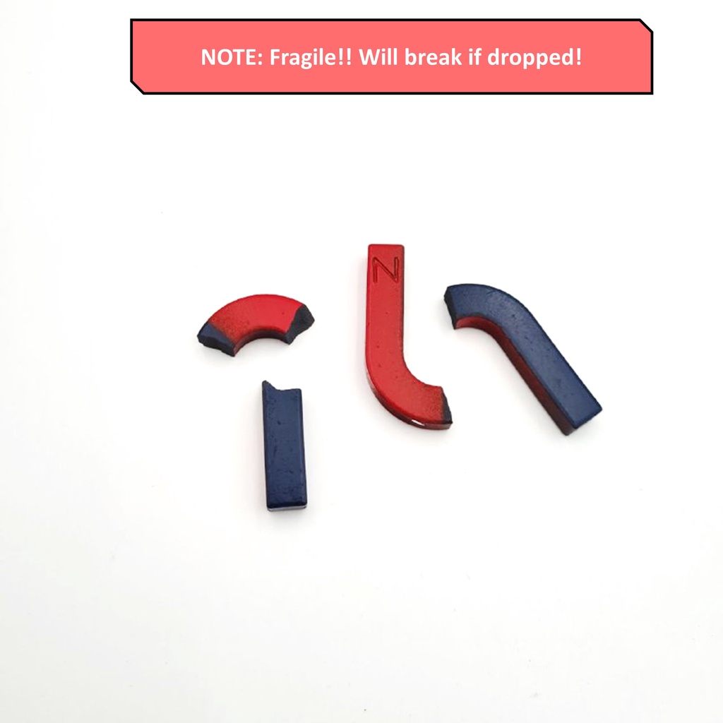 Educational WEAK Magnets - Ceramic Bar Ring UShape Horseshoe Attract ...